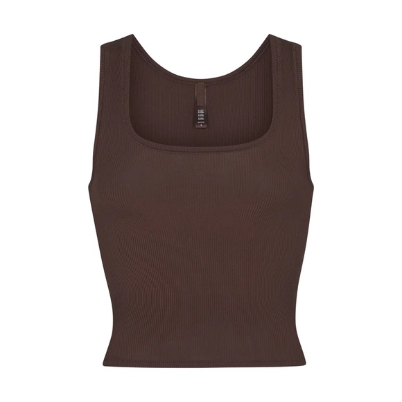 SKIMS | Tops | Skims Soft Lounge Tank In Cocoa | Poshmark